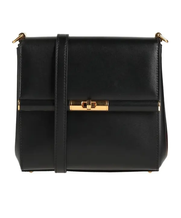 Dolce & Gabbana Compact Leather Flap Bag - Black
