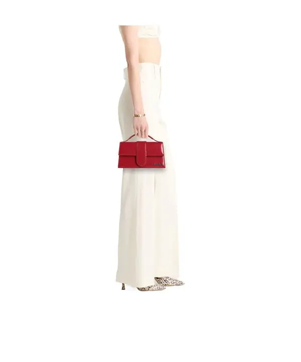 Jacquemus Medium Smooth Leather Bag - Red