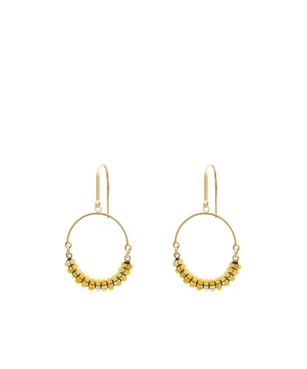 Isabel Marant Étoile Beaded Drop Earrings - Yellow