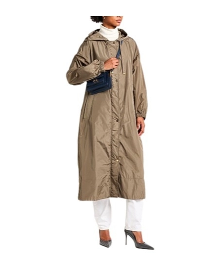 Max Mara Hooded Long-sleeved Jacket