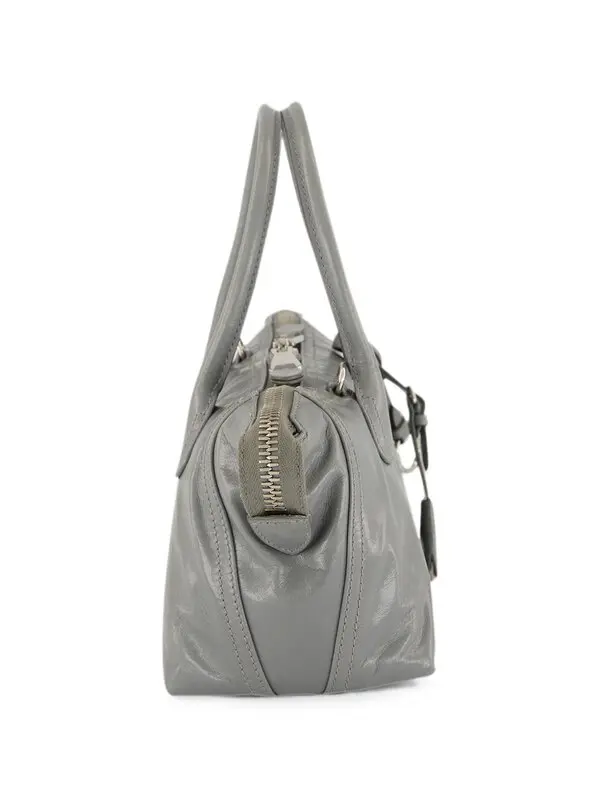Miu Miu Zippered Shoulder Bag - Gray