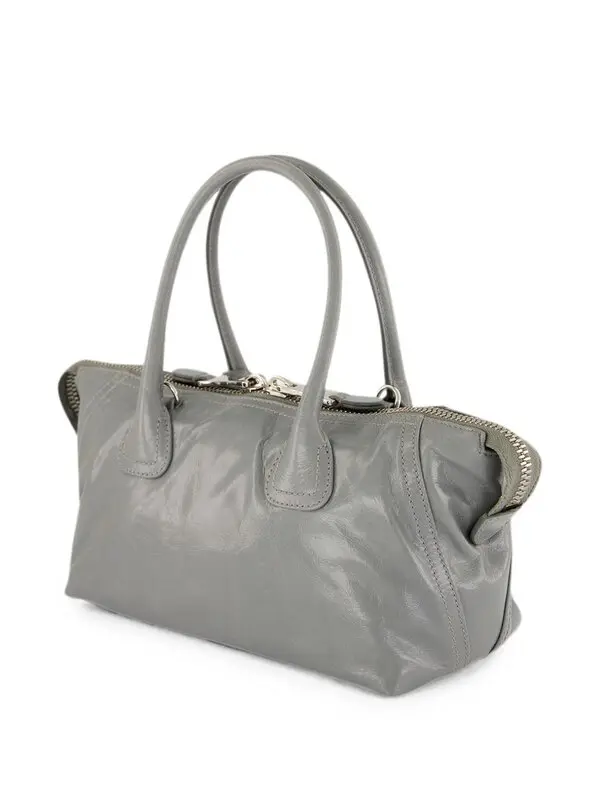 Miu Miu Zippered Shoulder Bag - Gray