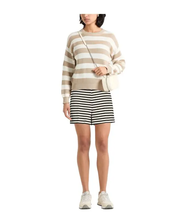 Max Mara Striped Shorts - Black