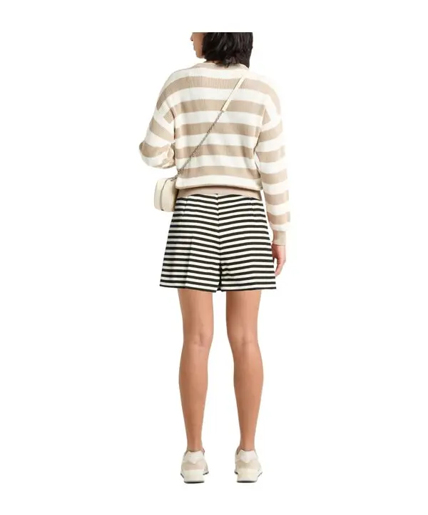 Max Mara Striped Shorts - Black