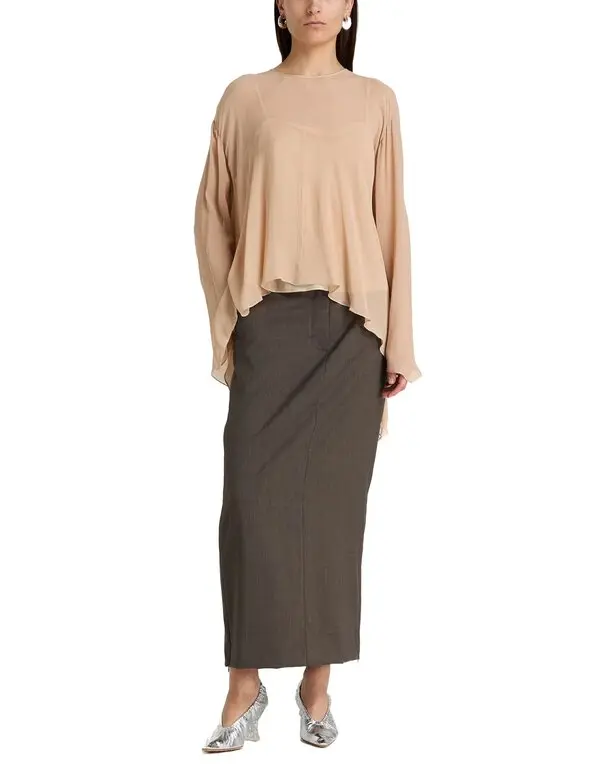 Marni Solid-color Long-sleeve Top