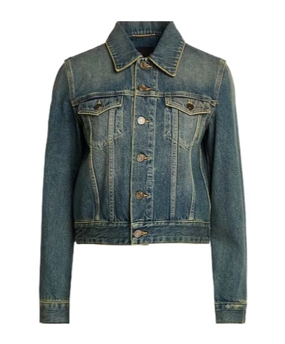 Saint Laurent Denim Long-sleeve Jacket