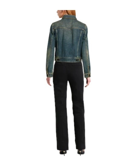 Saint Laurent Denim Long-sleeve Jacket