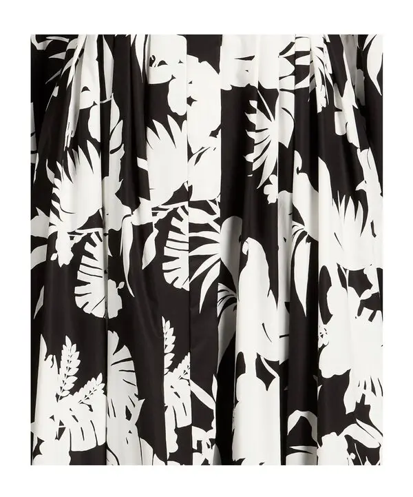 Max Mara Floral Print Shirt Dress