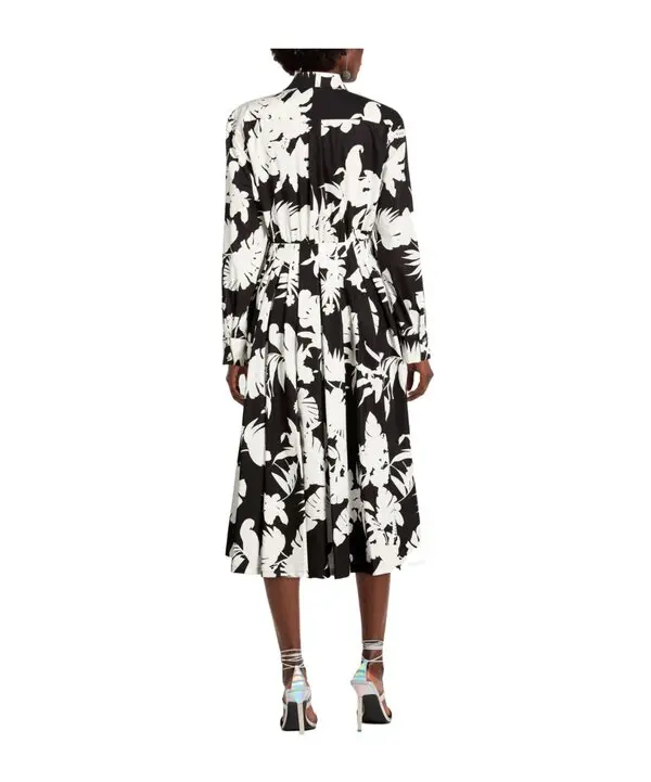 Max Mara Floral Print Shirt Dress