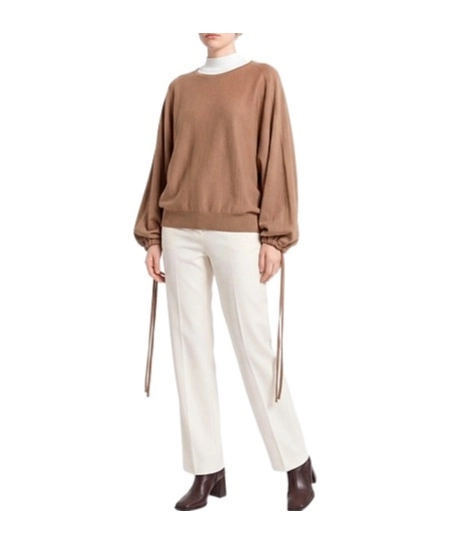 Max Mara Wool Knitted Sweater - Light Brown