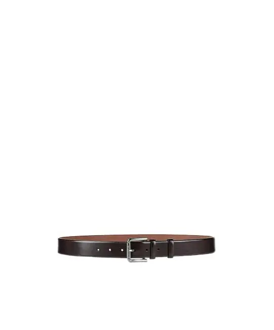 Max Mara Minimalist Leather Belt - Black