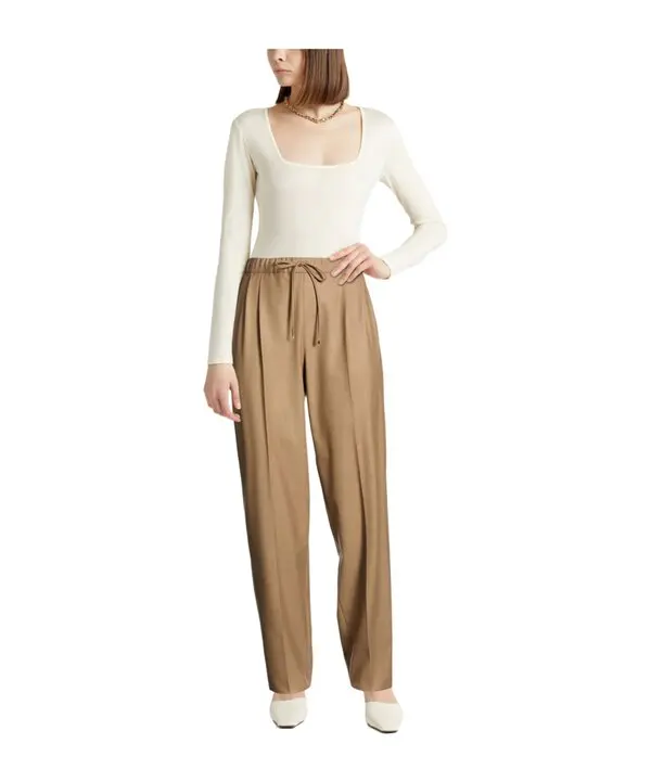 Max Mara Stretch Straight Leg Pants