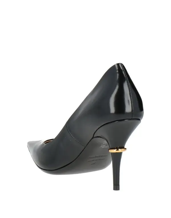 Balenciaga Glossed Leather Pointed Toe Stilettos