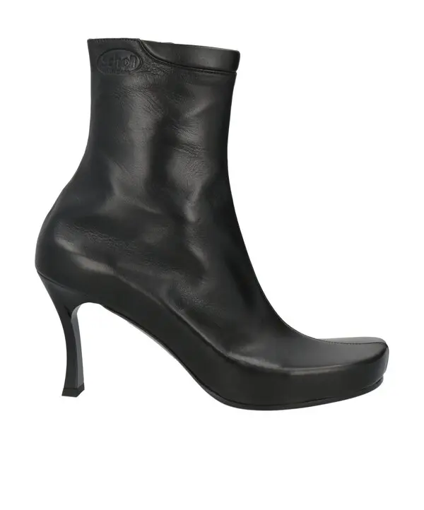 Balenciaga Solid Color Ankle Boots