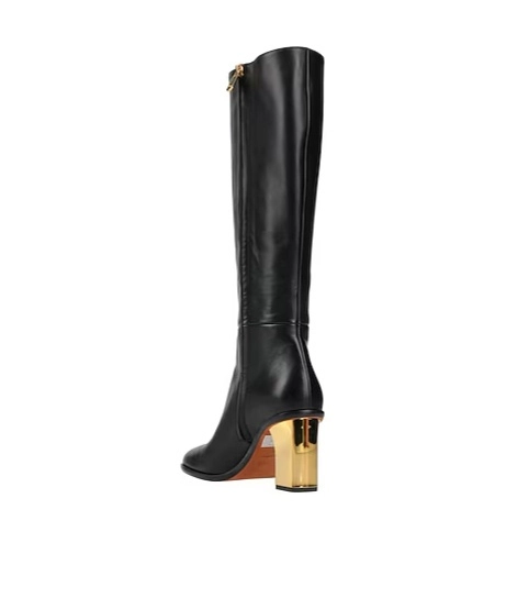 Chloé Minimal Round-toe Leather Boots