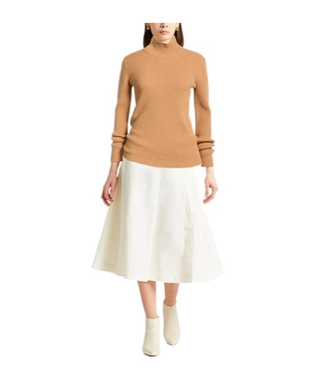 Max Mara Knitted High-neck Sweater - Nude