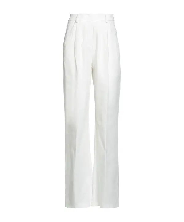 Farm Rio Casual Straight-leg Trousers - White