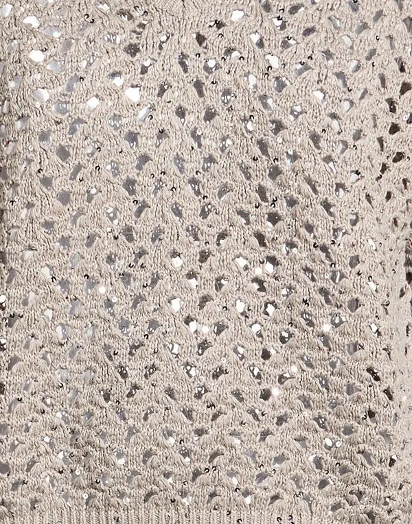 Brunello Cucinelli Medium-thick Crocheted Sweater - Nude