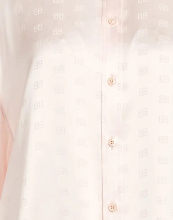 Balenciaga Logo-print Satin Shirt