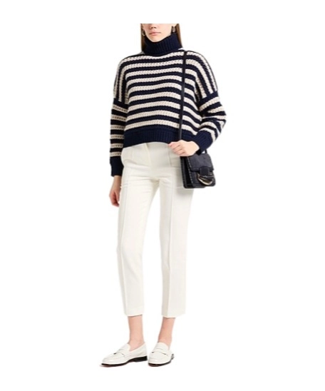 Brunello Cucinelli Striped Knitted Sweater