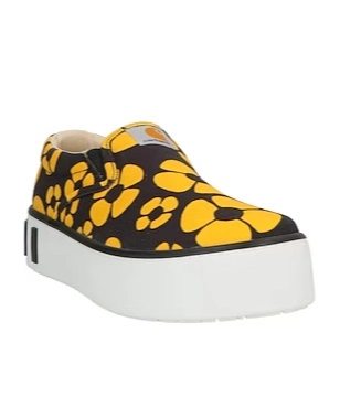 Marni Floral Print Canvas Shoes