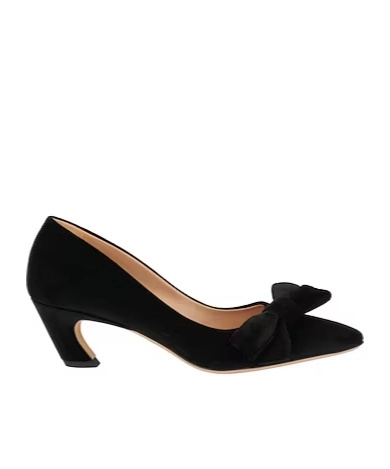Chloé Velvet Bow High Heels