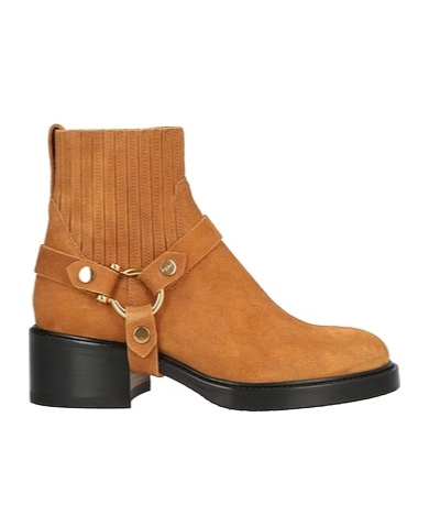 Chloé Minimal Round-toe Ankle Boots