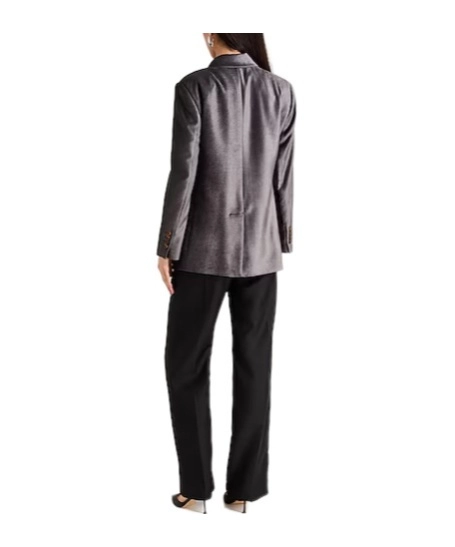Brunello Cucinelli Velvet Double-breasted Blazer