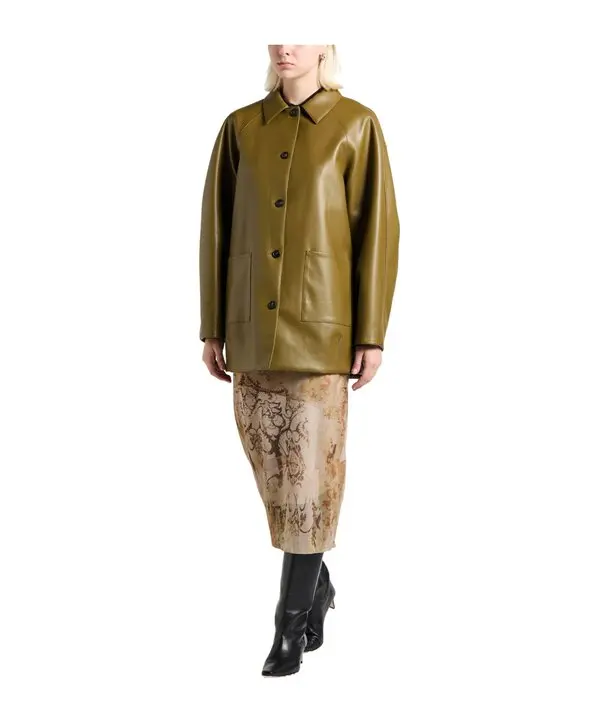 Max Mara Solid Color Full-length Jackets