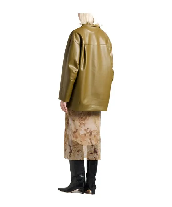 Max Mara Solid Color Full-length Jackets