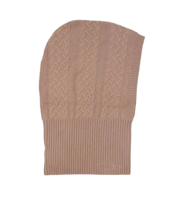 Max Mara Lightweight Cashmere Face Covering - Camel