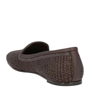 Brunello Cucinelli Round Toe Solid Color Slippers