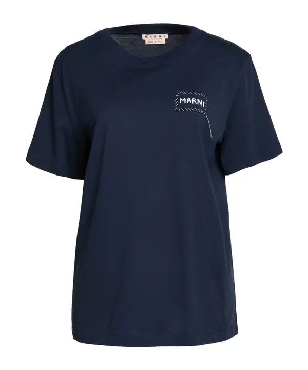 Marni Solid Color Short-sleeve T-shirt