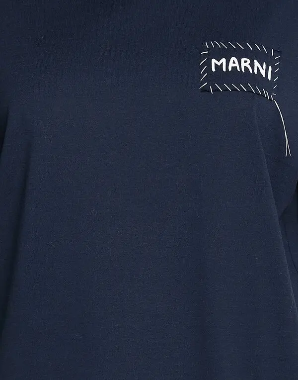Marni Solid Color Short-sleeve T-shirt