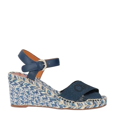 Chloé Straw Woven Sandals With Hemp Sole