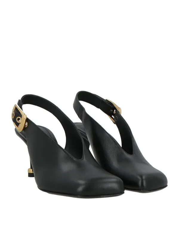 Chloé Square-toe Leather High Heels