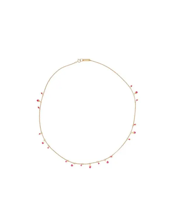 Isabel Marant Étoile Drop Pendant Necklace - Fuchsia