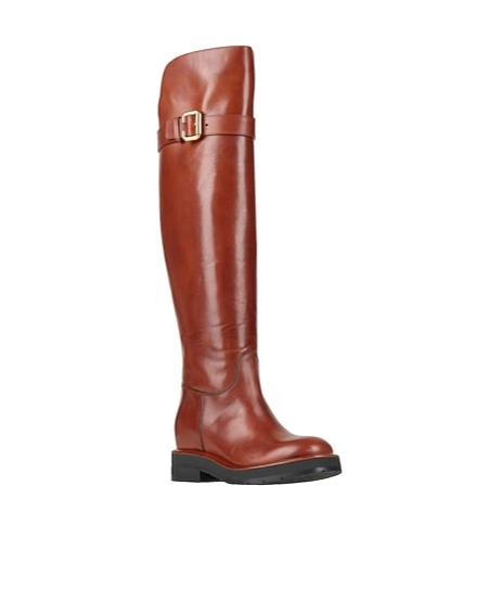 Chloé Low-heel Round-toe Riding Boots