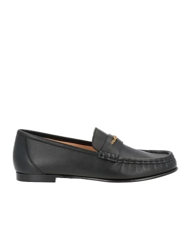 Chloé Minimal Round-toe Loafers - Black