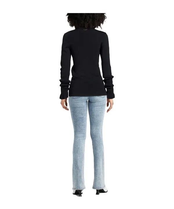 Chloé Solid Long Sleeve Knit Sweater