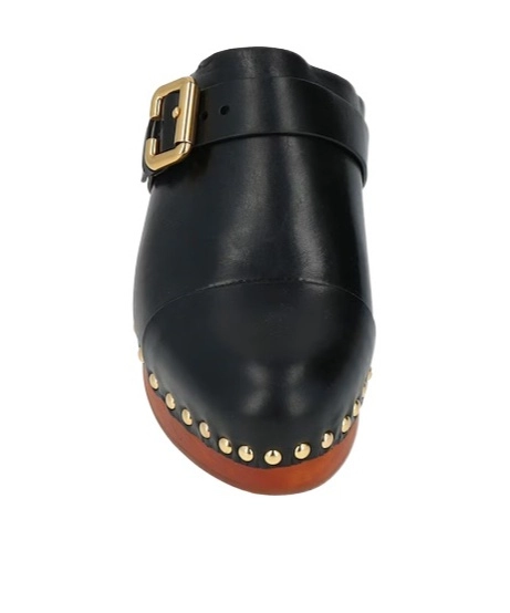 Chloé Minimal Thick-heel Slippers - Black
