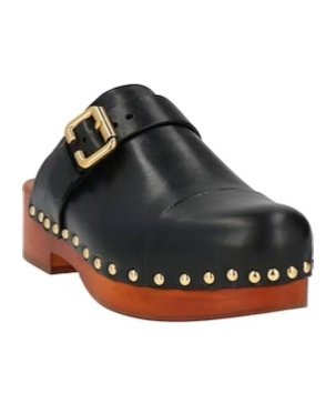 Chloé Minimal Thick-heel Slippers