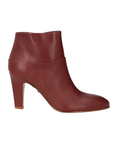 Chloé Genuine Leather Round-toe Ankle Boots