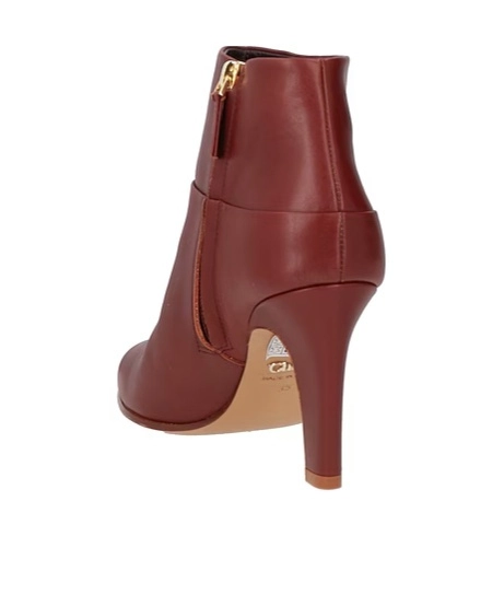 Chloé Genuine Leather Round-toe Ankle Boots