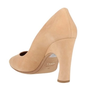 Chloé Pointed-toe High Heels - Nude
