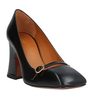 Chloé Minimal Glossy Leather Shoes