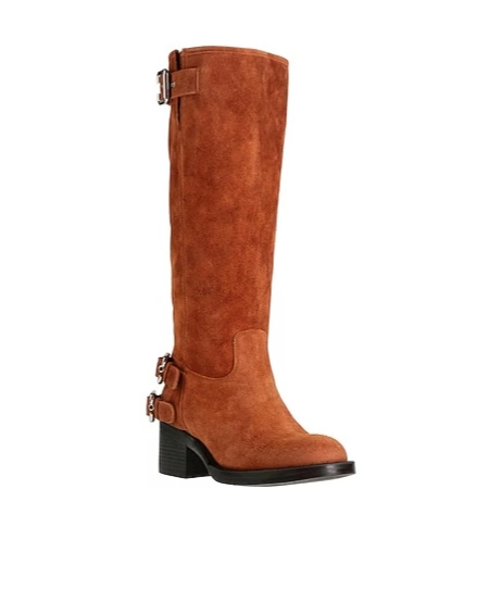 Chloé Round-toe Block Heel Boots