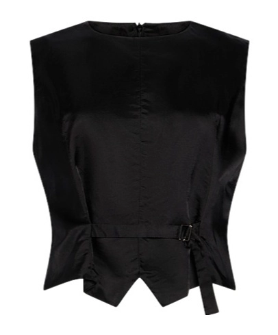 MAISON MARGIELA Satin Sleeveless Top