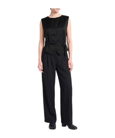 MAISON MARGIELA Satin Sleeveless Top