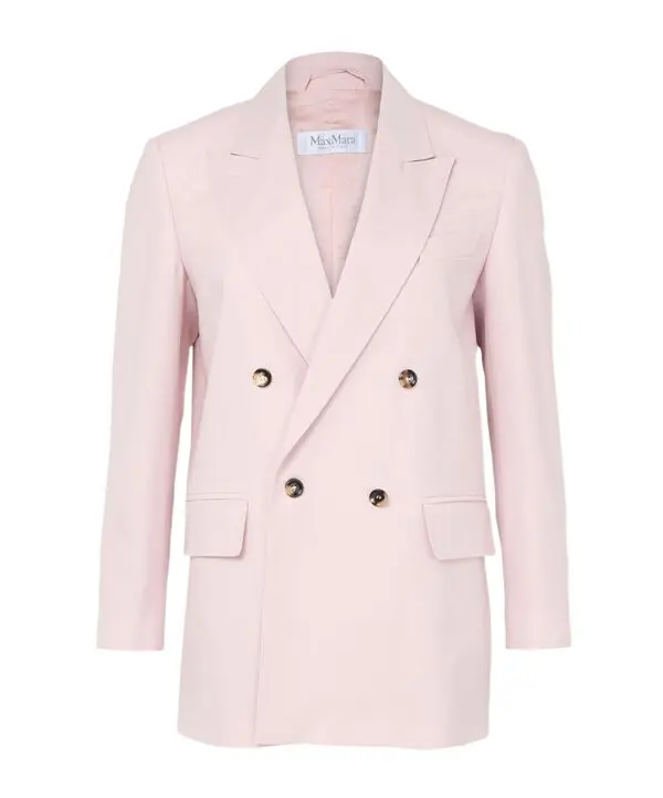 Max Mara Double-breasted Blazer - Pink